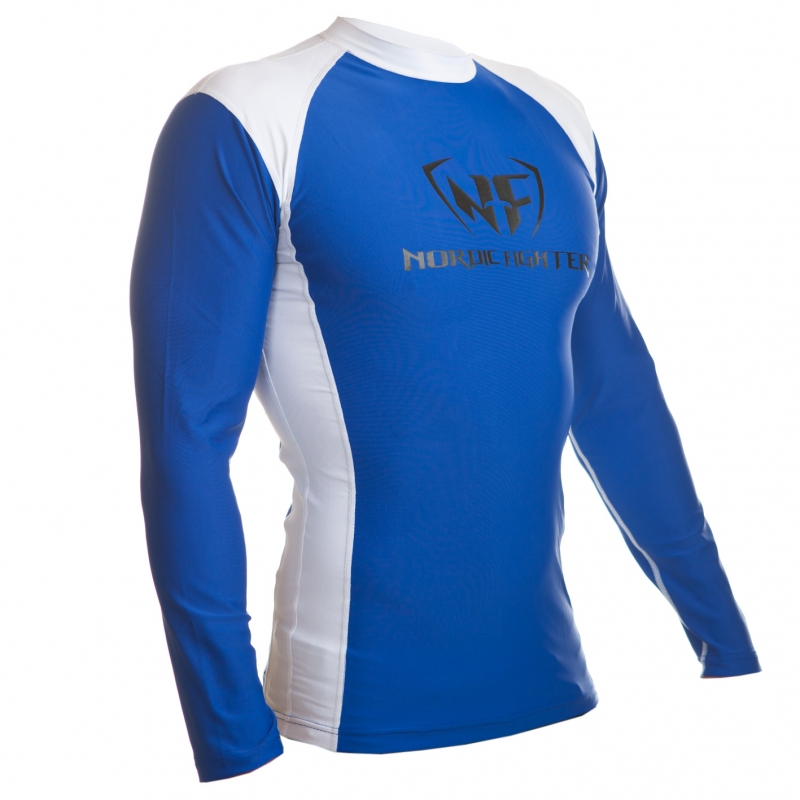 NF Rash Guard Long Sleave White/Blue till bäst pris